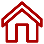 Icône de la maison rouge