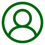 Green user icon