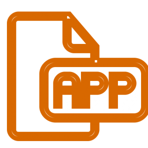 Orange application icon