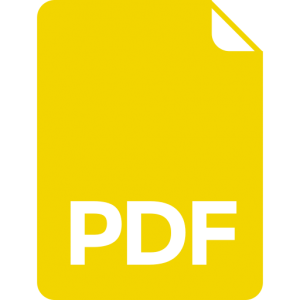 Yellow PDF icon (PNG symbol)