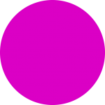 Pink circle filled icon (png symbol)