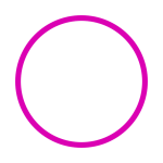 Icono de círculo rosa (símbolo png)