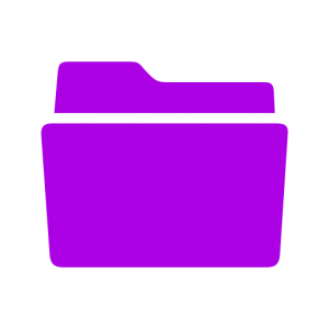 Icono de carpeta morada (símbolo png)