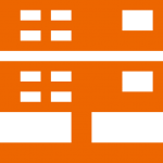Orange hosting server icon (png symbol)