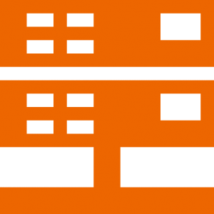 Orange hosting server icon (png symbol)