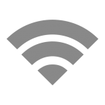 Gray Wifi icon (png symbol)