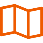 Orange map icons (png symbol)