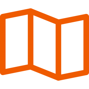 Orange map icons (png symbol)