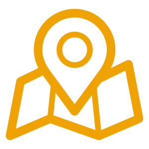 Yellow map location icons (png symbol)