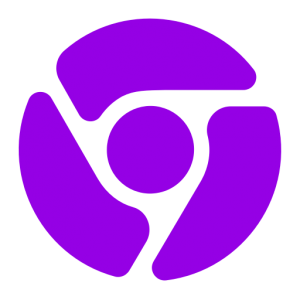 Icône Chrome (symbole png) violet