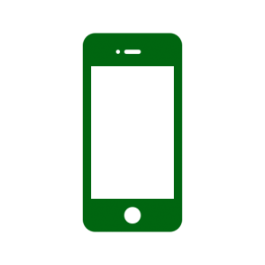 Green iPhone icon (png symbol)