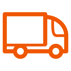Orange delivery icon (png symbol)