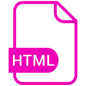 Symbole HTML rose (symbole png)