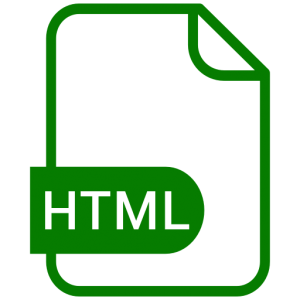 Símbolo HTML verde (símbolo png)