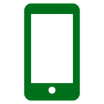 Símbolo de iPhone verde (símbolo png)