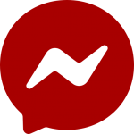 Red messenger symbol (png symbol)