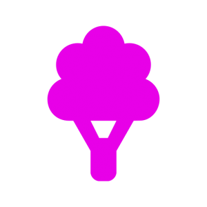 Tree icon (png symbol) pink