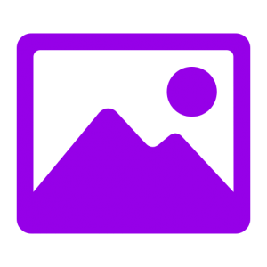 Purple image icon (png symbol)