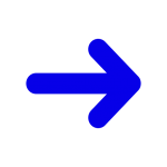 Icono de flecha derecha (símbolo png) azul