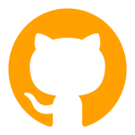 Github icon (logo symbol png) yellow
