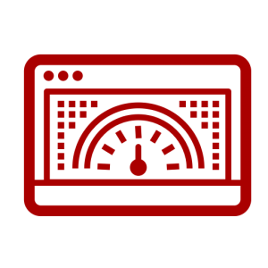 Red control panel symbol (png icon)