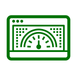 Control panel symbol (png icon) green