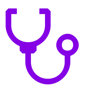 Health symbol (png icon) purple