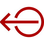 Red disconnection / disconnection symbol (png symbol)