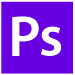 Photoshop icon (png symbol) purple
