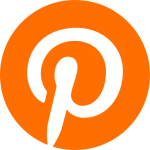 Orange Pinterest logo (icon and png symbol)