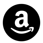 Icono de Amazon (símbolo del logotipo png) negro