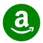 Icono de Amazon (símbolo del logotipo png) verde