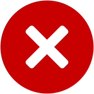 Ícone de X vermelho com círculo (símbolo png)