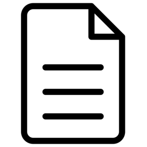 Document symbol (png symbol) black