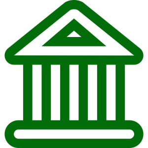 Bank icon (png symbols) green