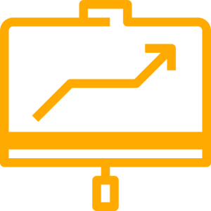 Yellow report icon (png symbol)