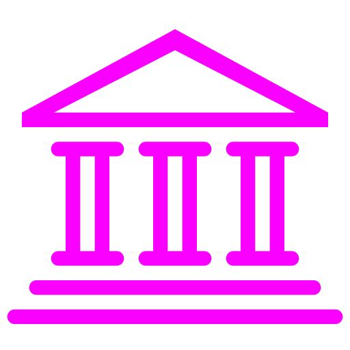 Pink banking symbol (png icon)