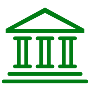 Bank symbol (png icon) green