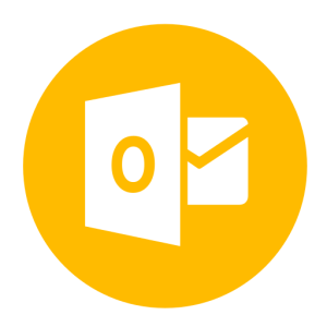 Outlook logo (PNG symbol) yellow