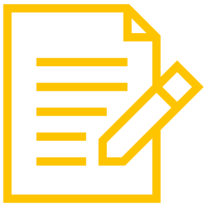 Annotation icon (png symbol) yellow