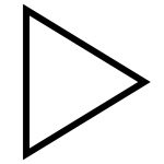 Iniciar ícone (símbolo png) preto