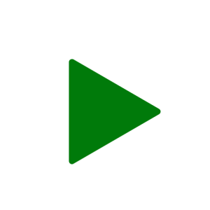 Iniciar icono relleno (símbolo png) verde