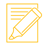 Note icon (png symbol) yellow