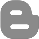 Ícone de blog e Blogger (símbolo png) cinza