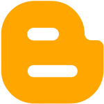 Blog and Blogger icon (png symbol) yellow