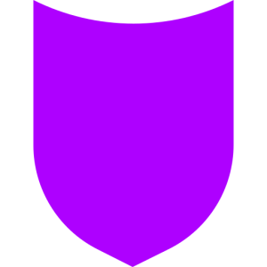 Shield icon (png symbol) purple