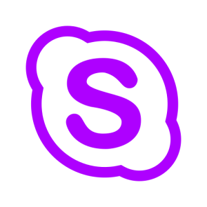 Skype icon (symbol and logo png) purple