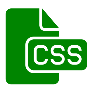 Green CSS icon (png symbol)