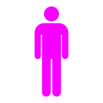 Ícone Masculino Masculino (símbolo png) Rosa