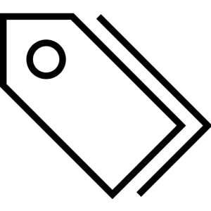 Vente icon (png symbol) noir